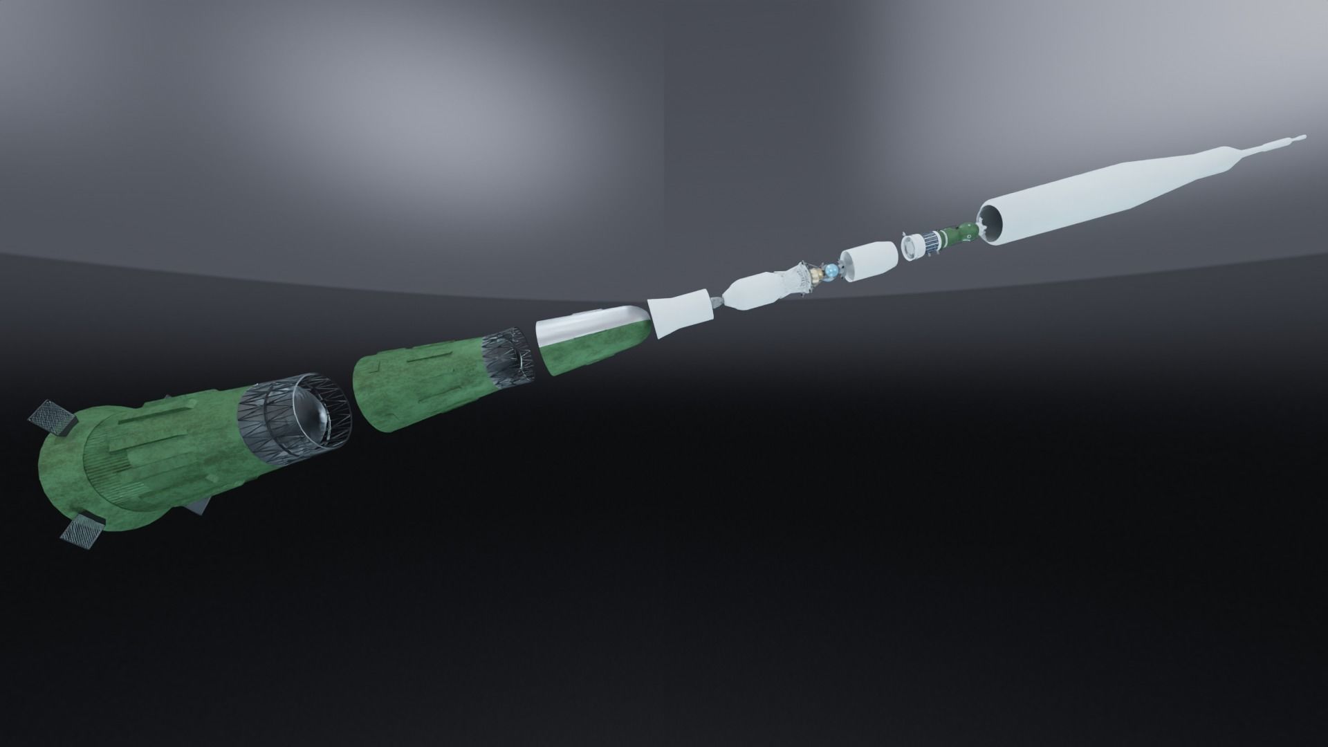 N-1 Rocket V2 3D model | CGTrader