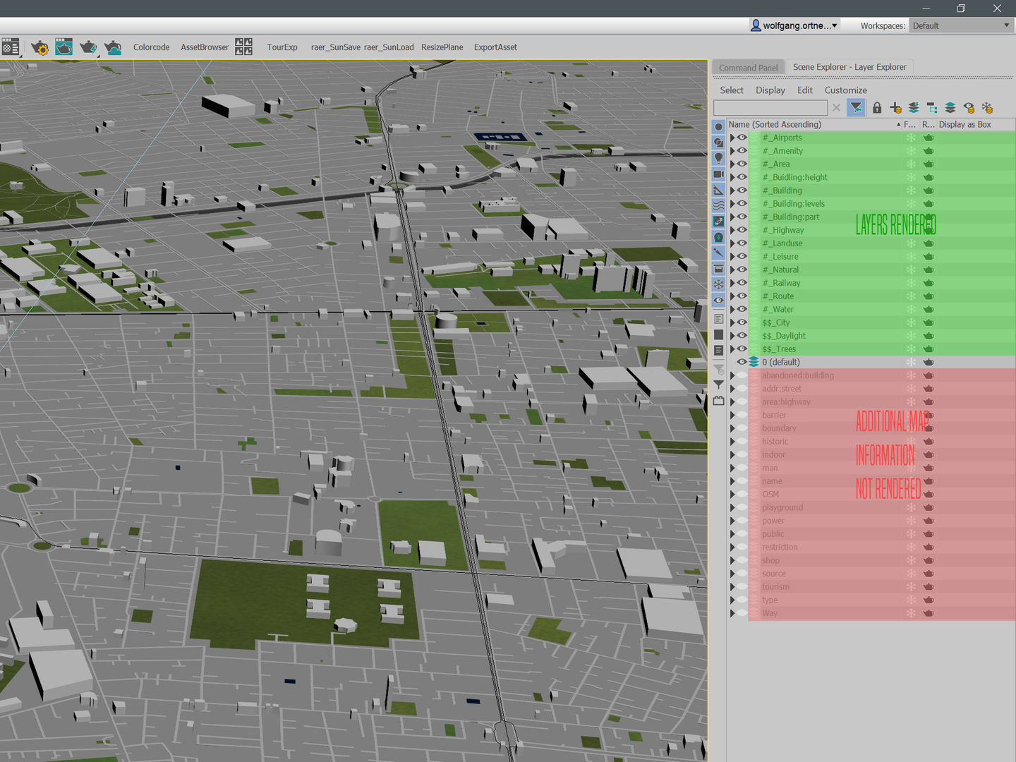 Tehran Iran 50x50km City Map 3D model | CGTrader
