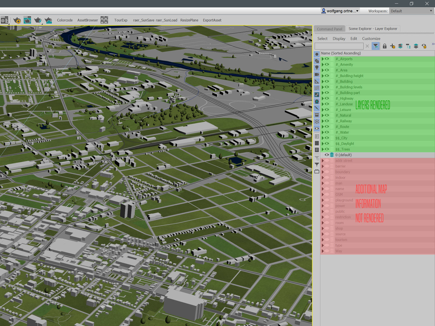 Kitchener Canada 50x50km 3D City Map 3D model | CGTrader