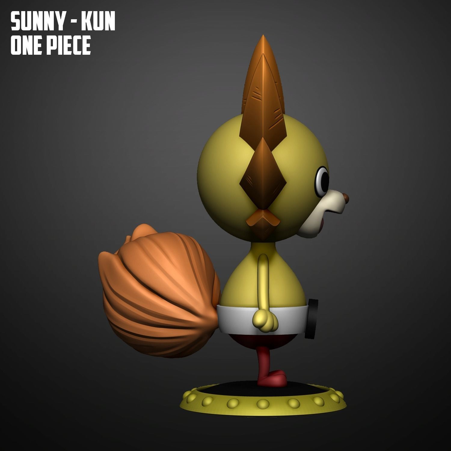 SUNNY - KUN - ONE PIECE 3D model 3D printable | CGTrader