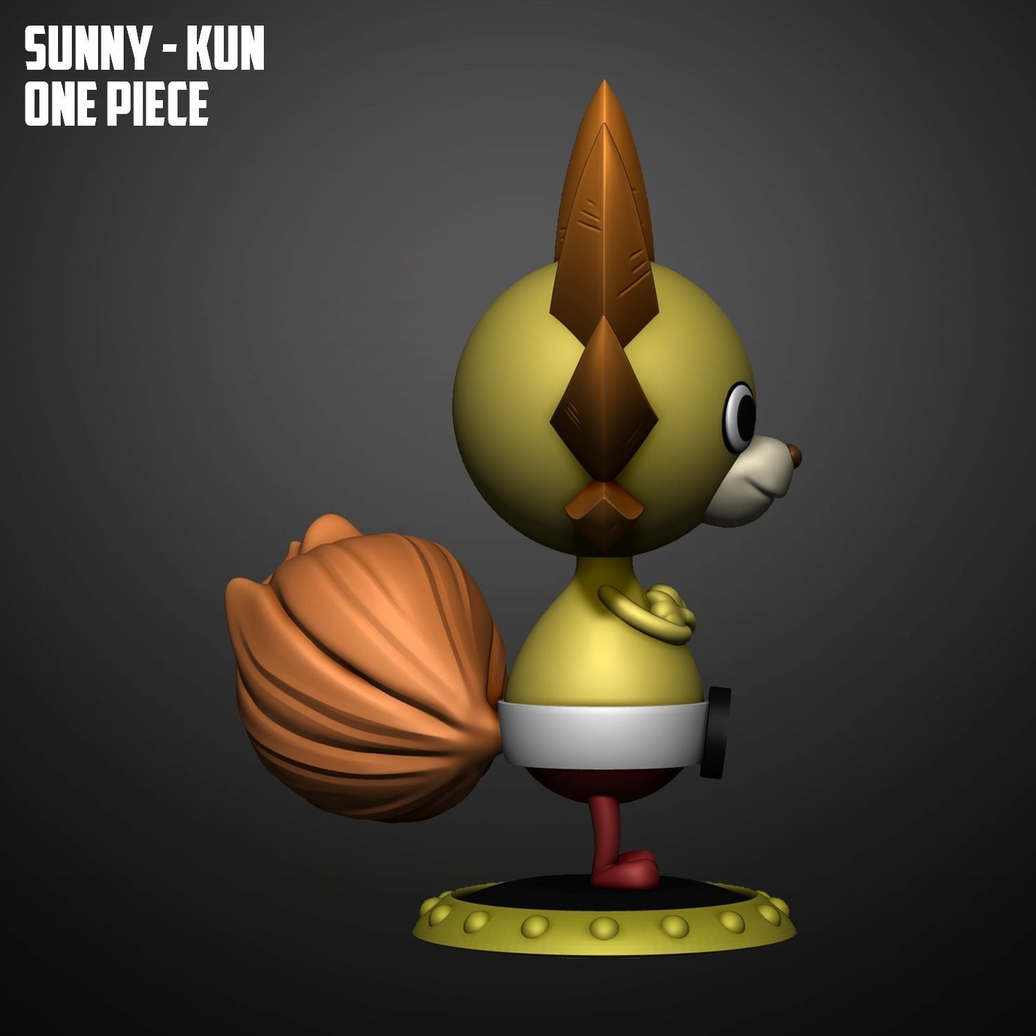 SUNNY - KUN - ONE PIECE 3D model 3D printable | CGTrader