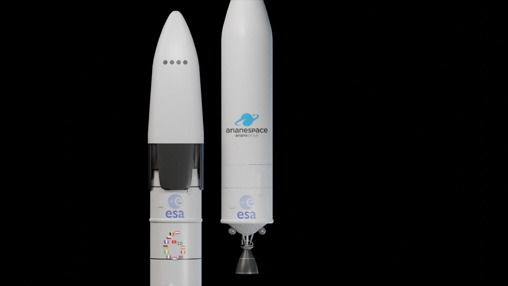 Ariane 6 Model - Updated 3D model | CGTrader