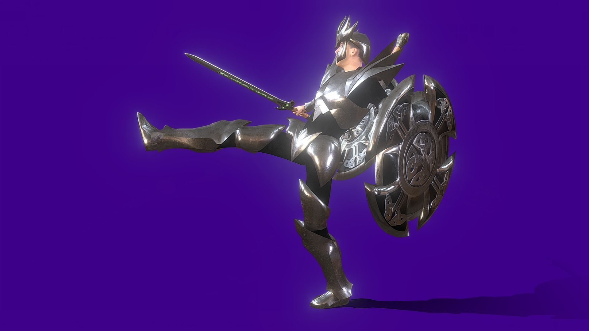 3D model Animated Dark Knight VR / AR / low-poly | CGTrader