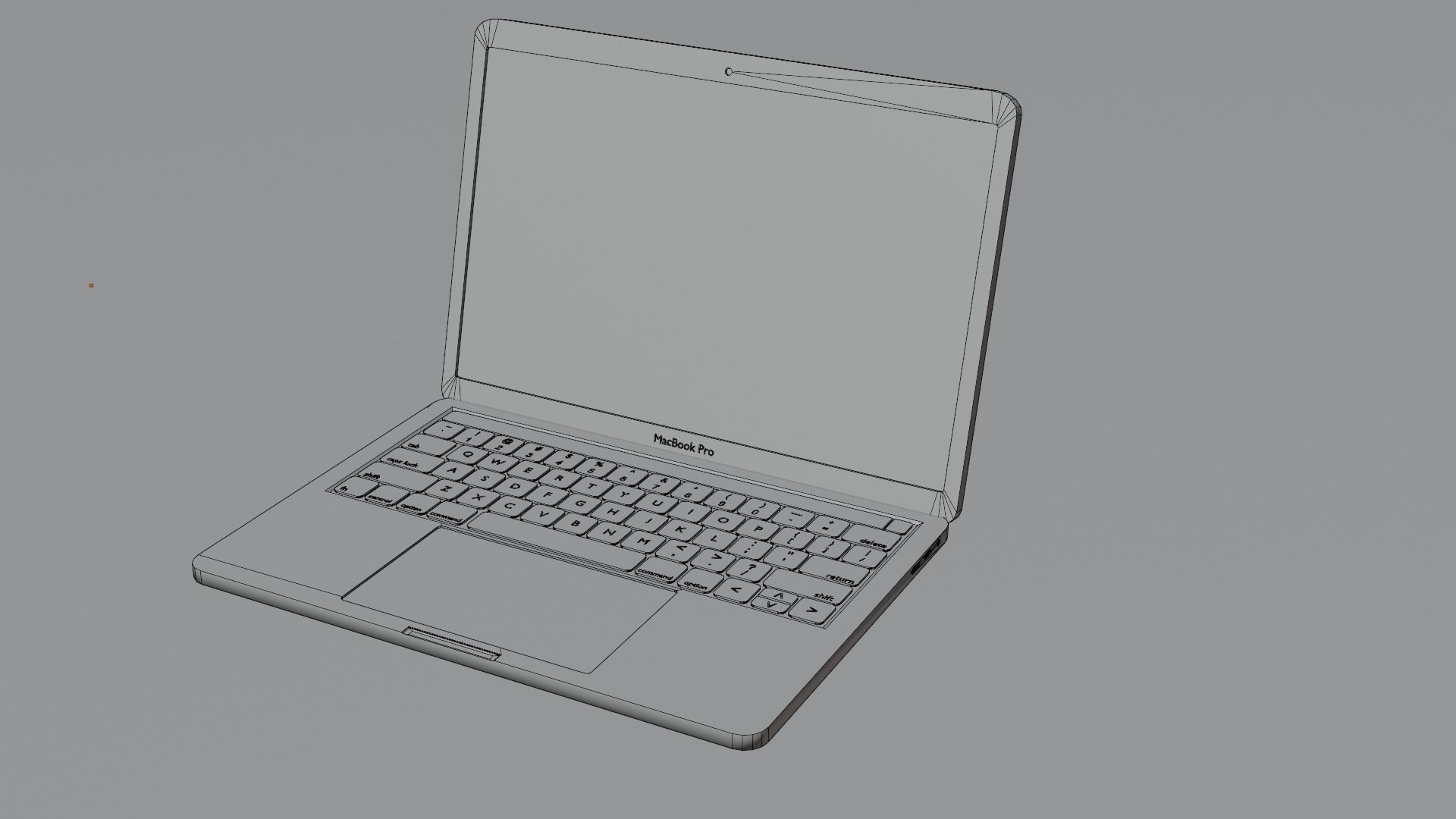 MacBook PRO Laptop 3D model | CGTrader