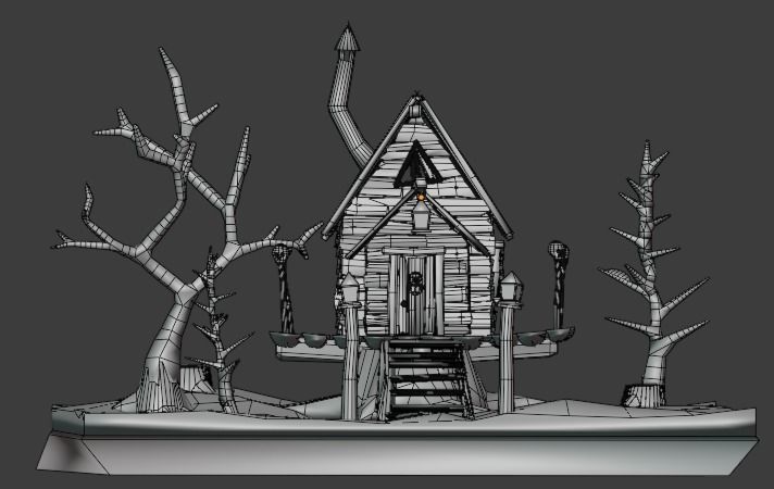 Witch House 3D model | CGTrader