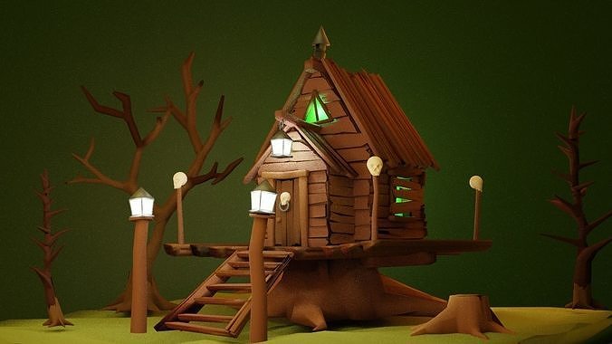 Witch House 3D model | CGTrader