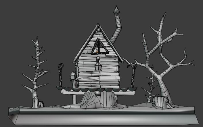Witch House 3D model | CGTrader