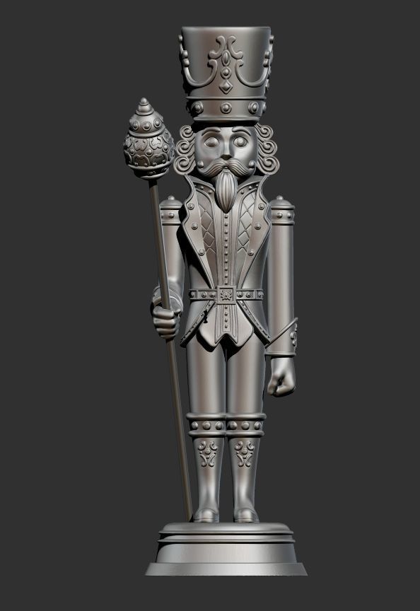 Nutcracker for print hobby toy 3D model 3D printable | CGTrader
