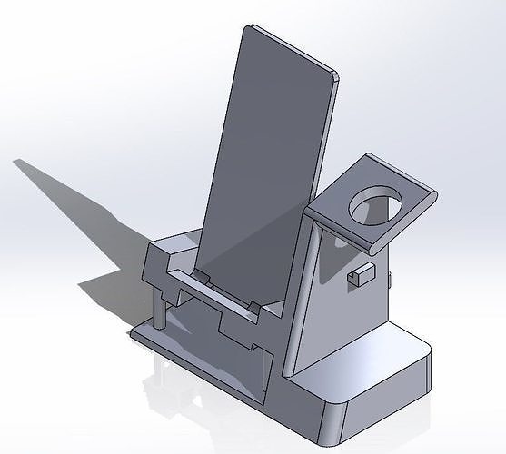 Phone and smart Watch stand 3D model 3D printable | CGTrader