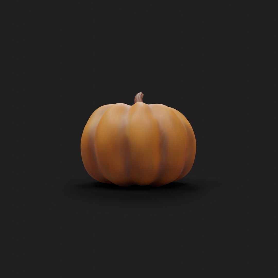 3D model Pumpkin - Low and high poly model VR / AR / low-poly | CGTrader