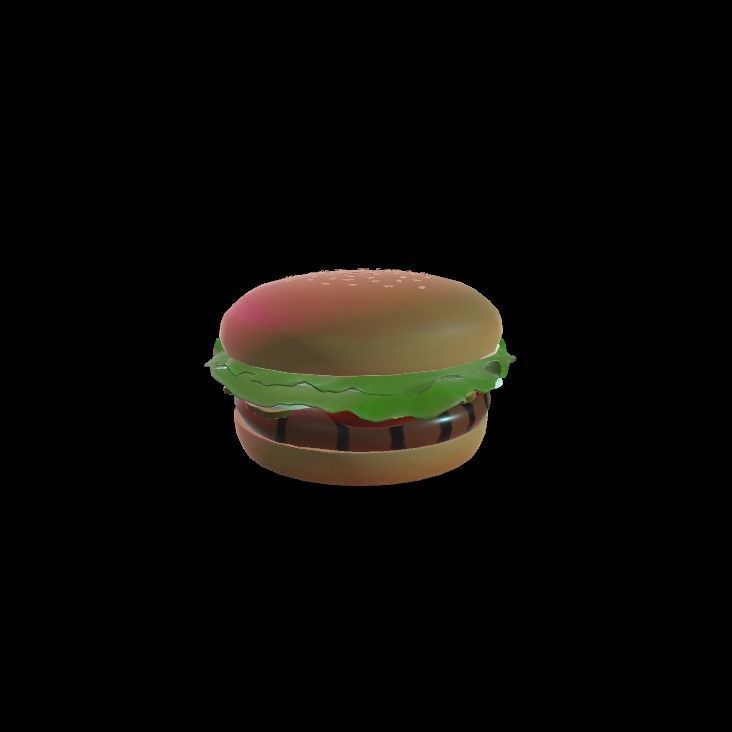 Whopper hamburger 3D model | CGTrader