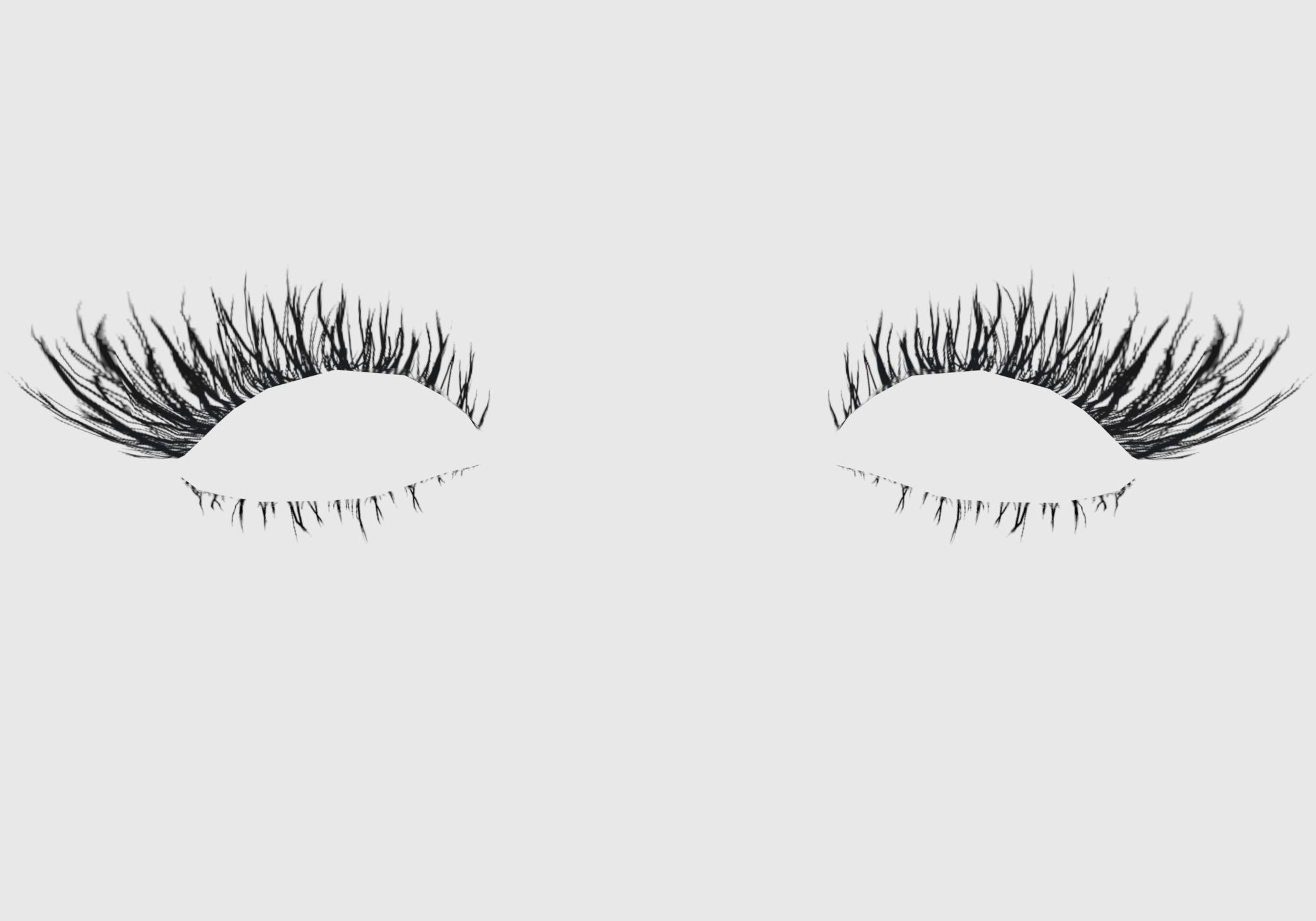 Very Long Eyelashes 3D model | CGTrader
