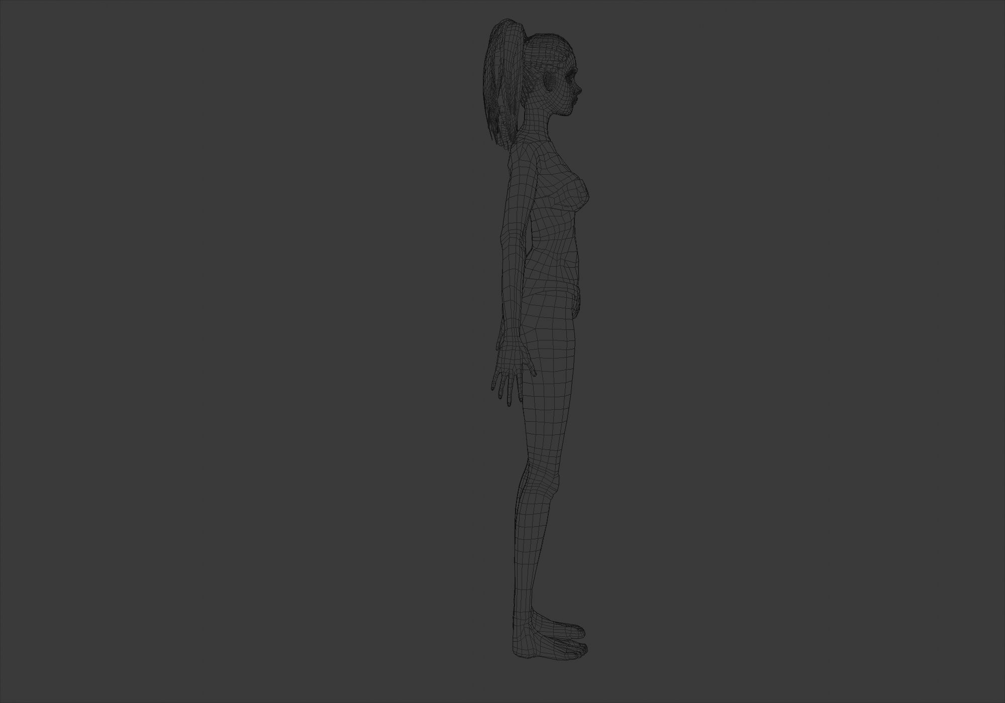 3D model Female Body Woman VR / AR / low-poly | CGTrader