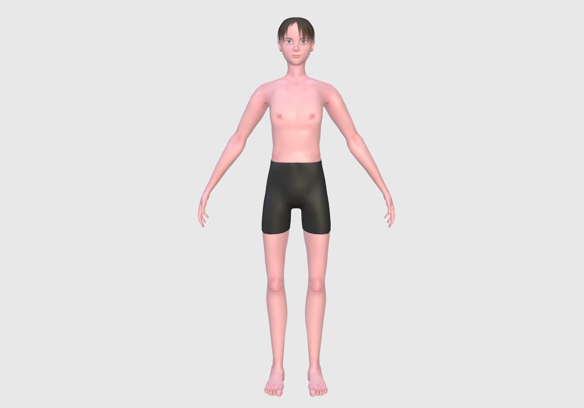 Basic Young Man 3D model | CGTrader