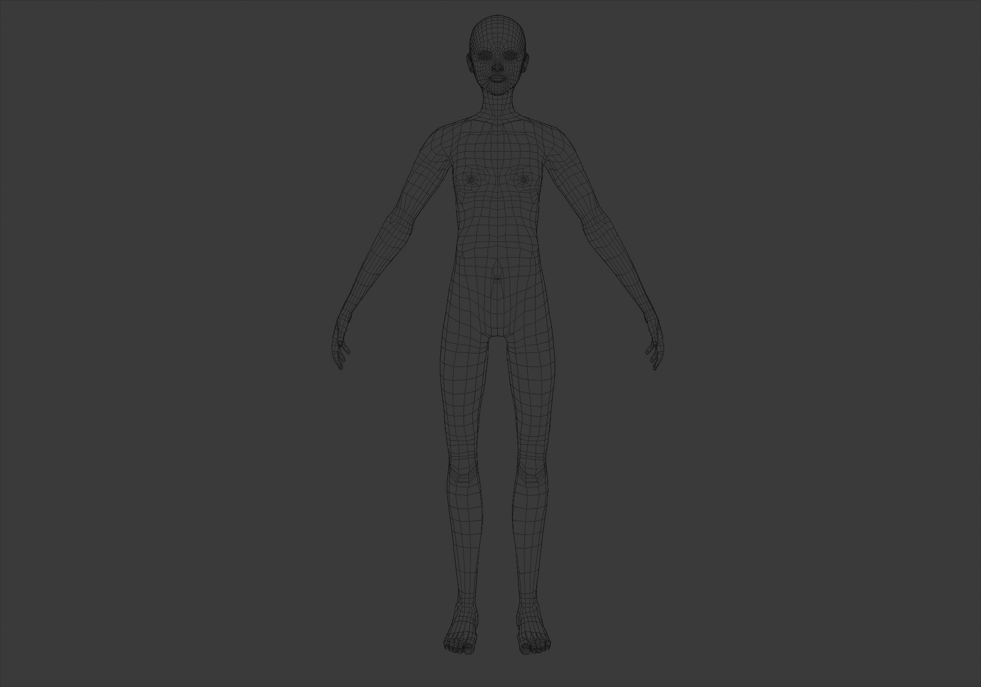 Basic Male Body 3D model | CGTrader