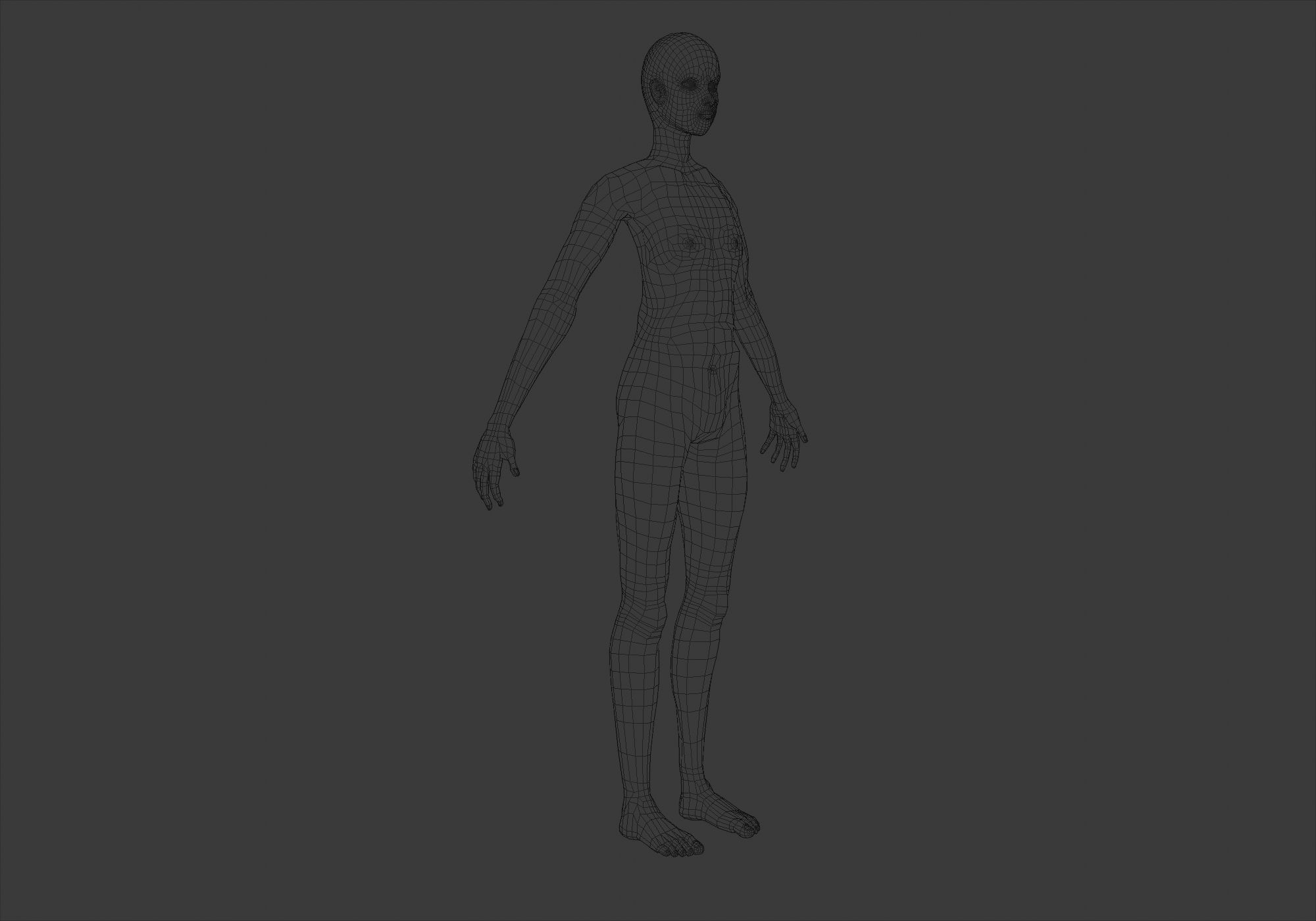 Basic Male Body 3D model | CGTrader