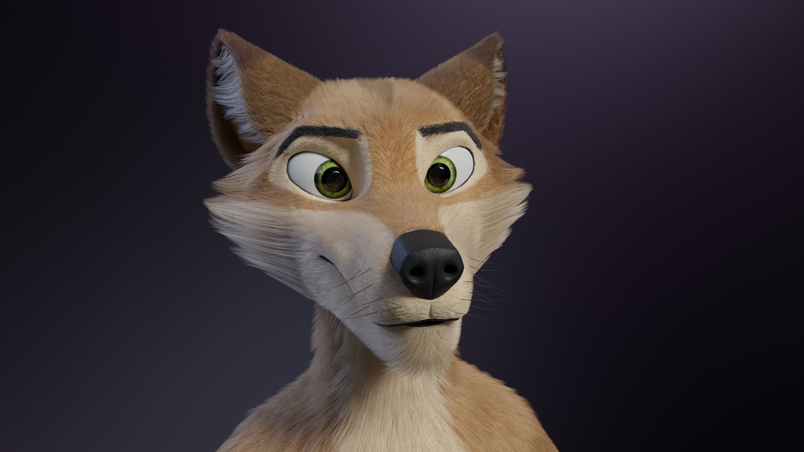 Jacob anthro dingo 3D model rigged | CGTrader