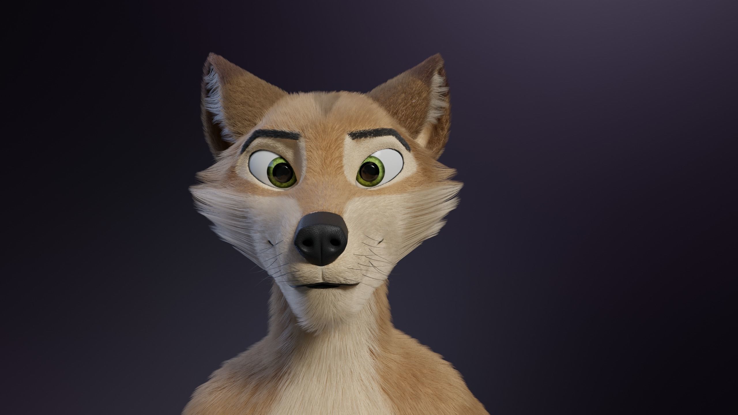 Jacob anthro dingo 3D model rigged | CGTrader