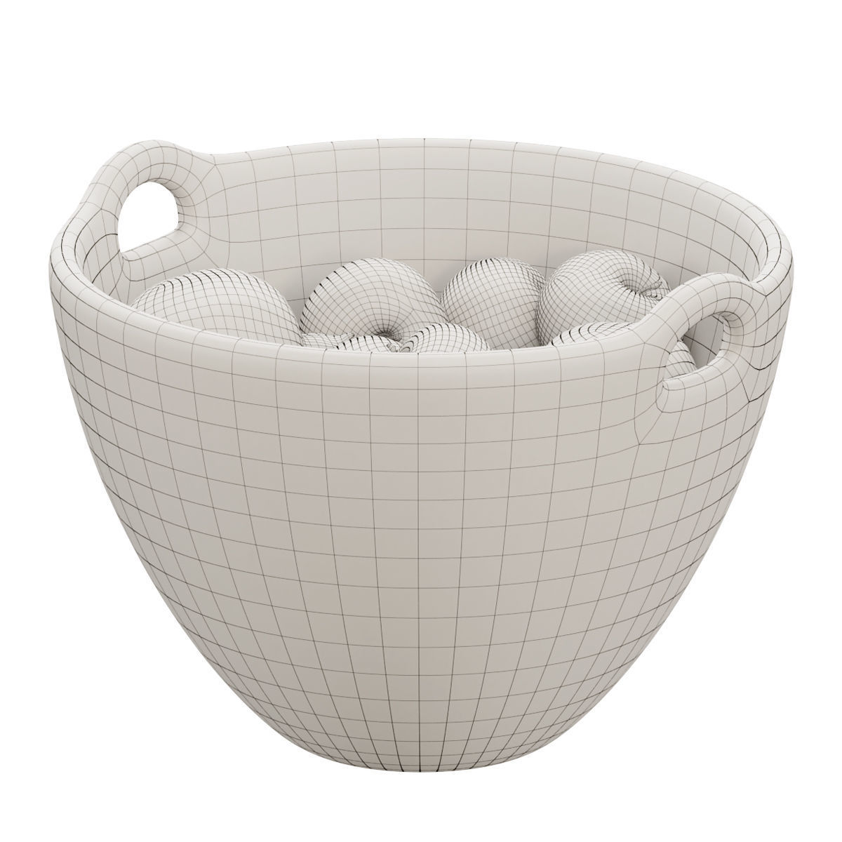 Ono fruit salad bowl set 01 3D model | CGTrader