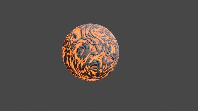 Magma Material for volcanoes free VR / AR / low-poly 3D model | CGTrader