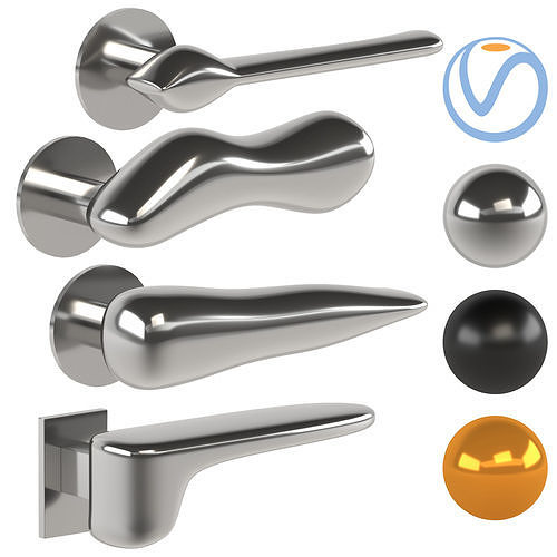3D model Handle Collection 01 VR / AR / low-poly | CGTrader
