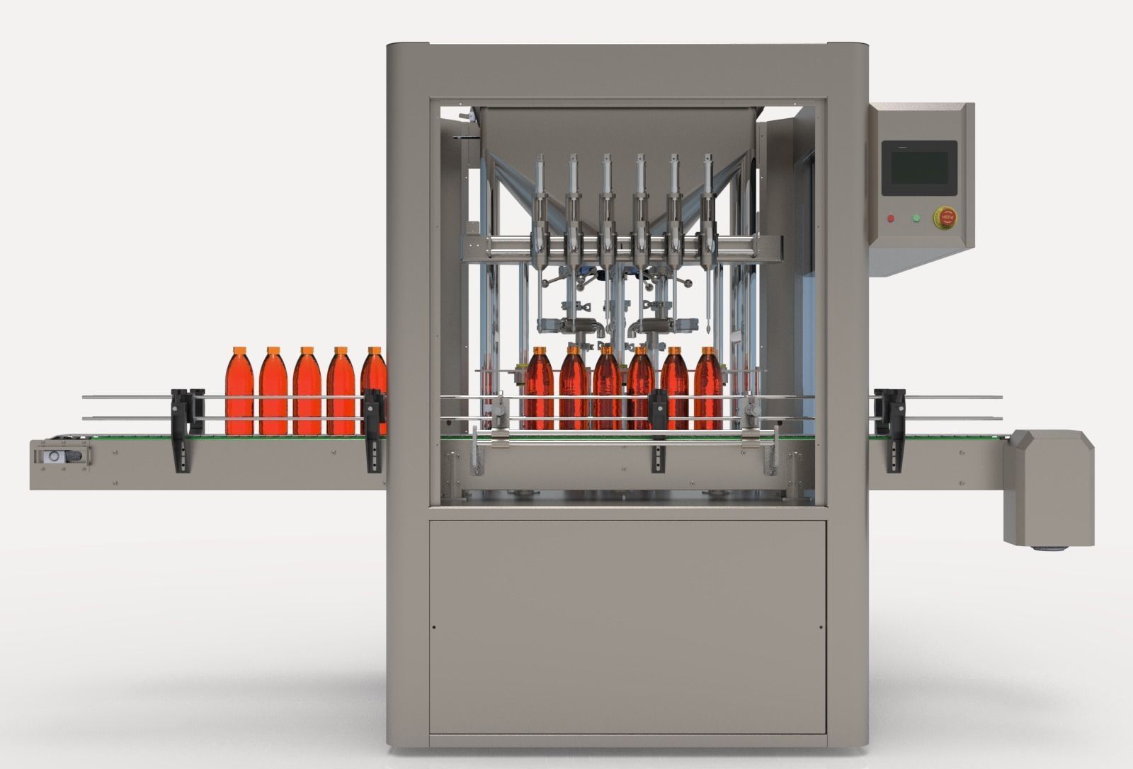 Filling Machine For bottels 3D model 3D printable | CGTrader