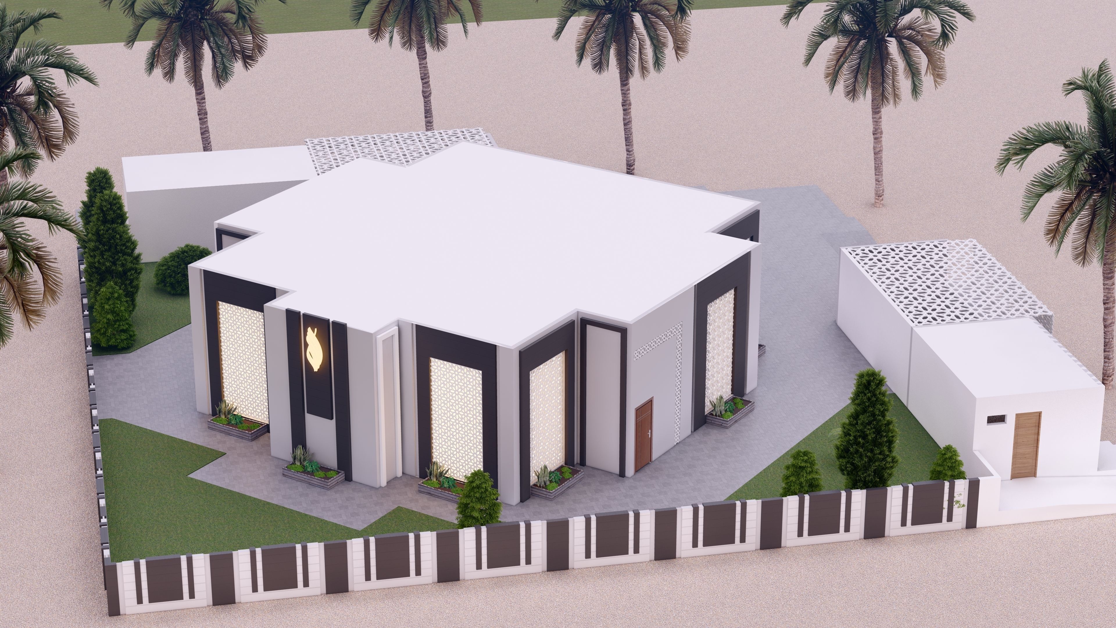 MASJID- ISLAMIC ARCHITECTURE 3D model animated | CGTrader