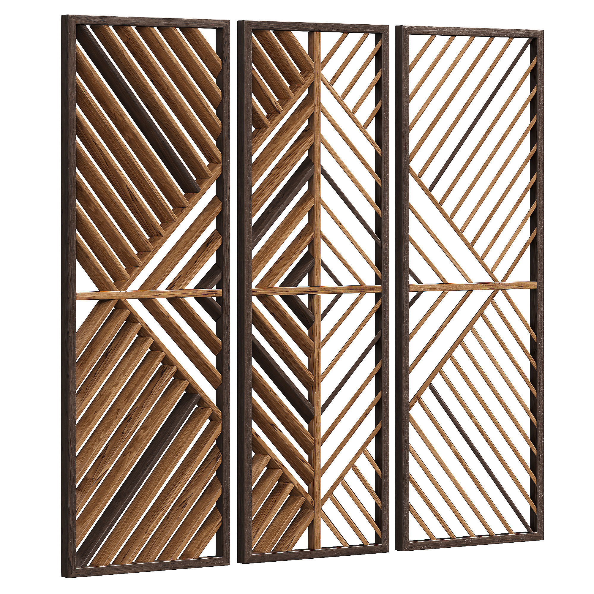 Foundry select 3 piece wall decor 3D model | CGTrader