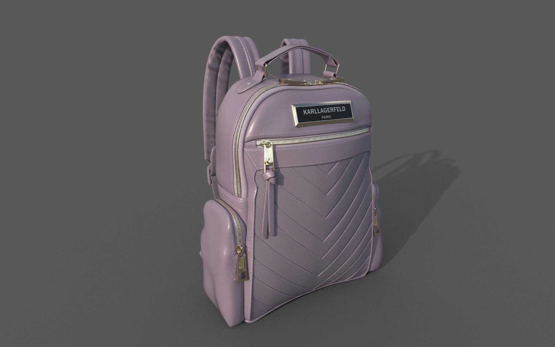 Backpack with 3 different options free VR / AR / low-poly 3D model ...