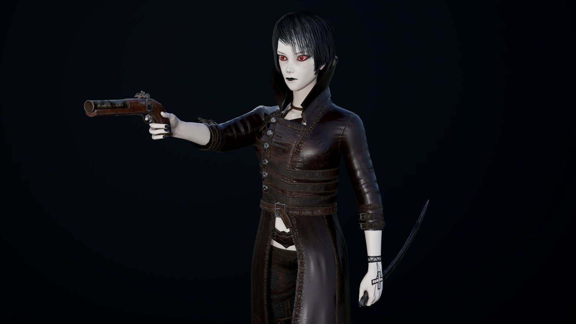 3D model Blood Girl VR / AR / low-poly | CGTrader