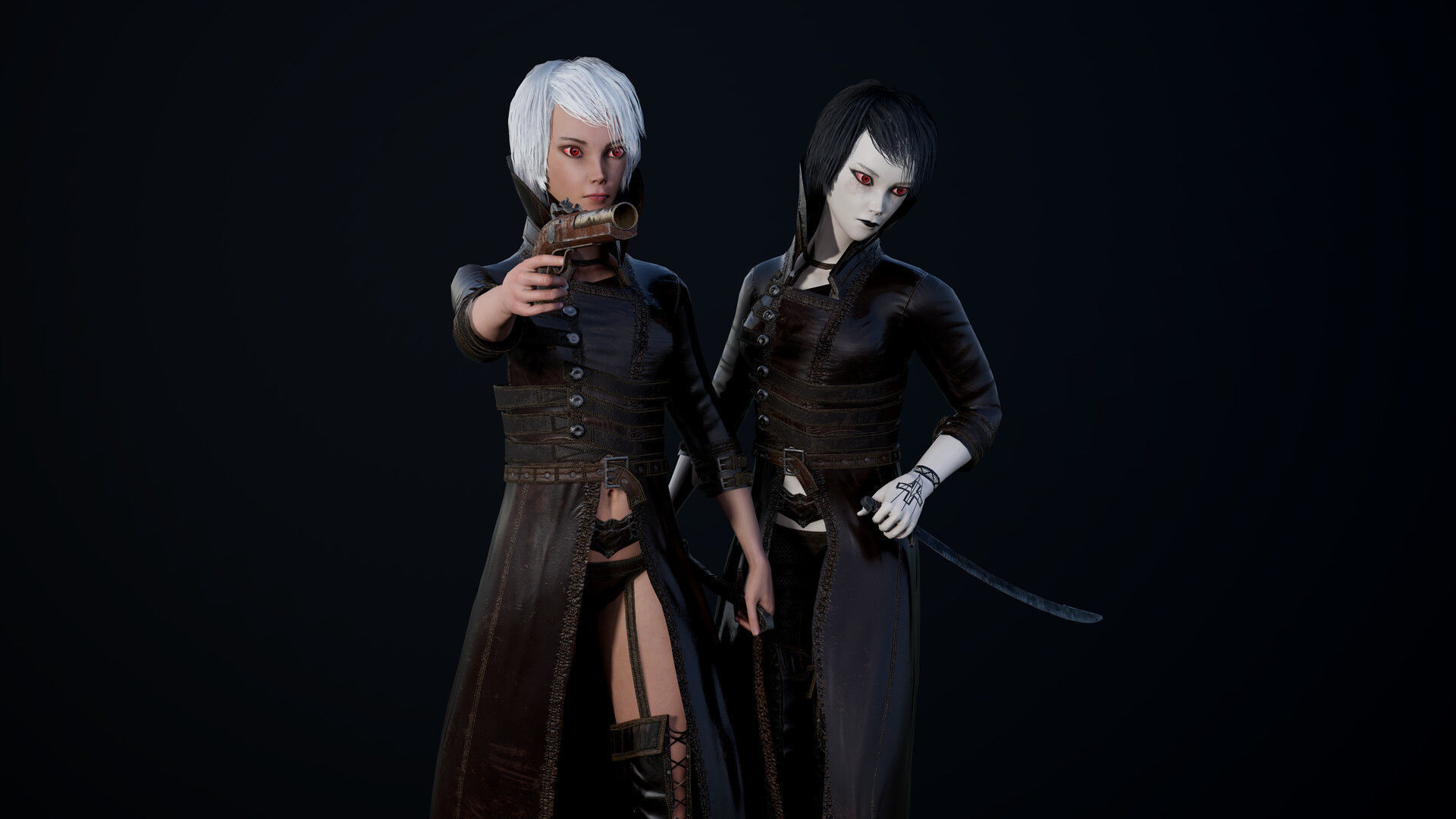 3D model Blood Girl VR / AR / low-poly | CGTrader