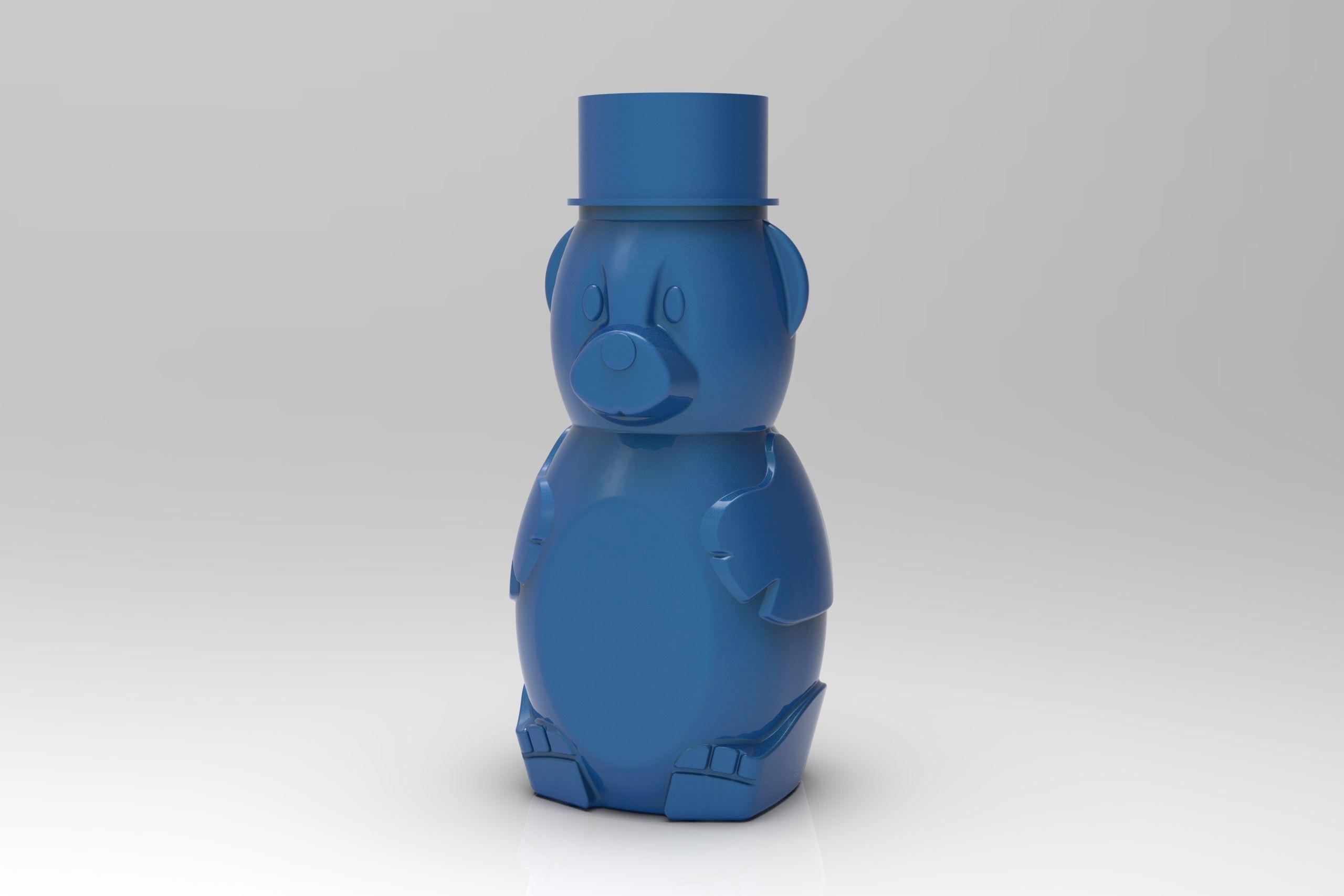 BEAR SHAPE BOTTLE 3D model 3D printable | CGTrader