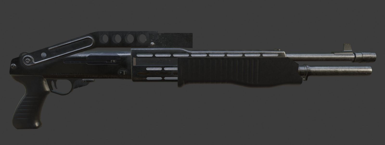 3D model SPAS 12 Shotgun VR / AR / low-poly | CGTrader