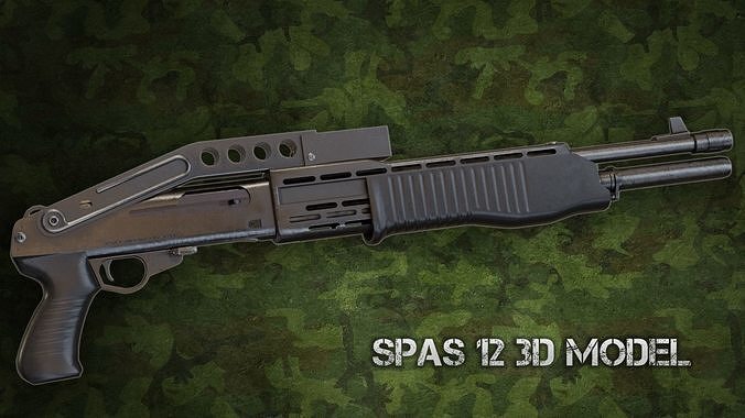 3D model SPAS 12 Shotgun VR / AR / low-poly | CGTrader