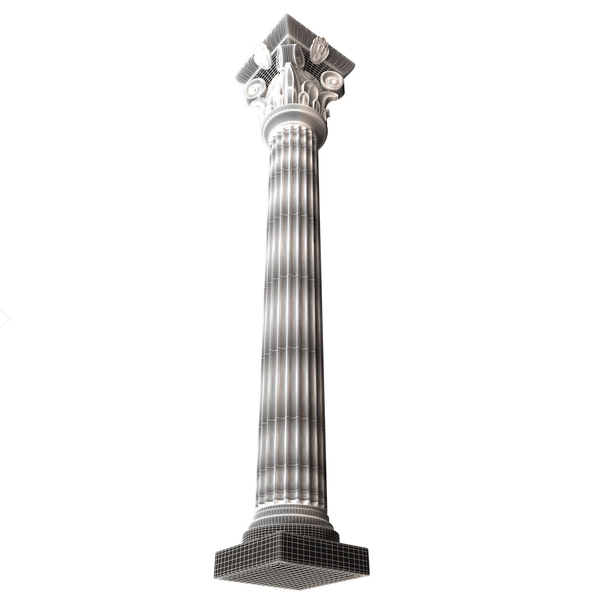 3D model Column Capital 0604 VR / AR / low-poly | CGTrader
