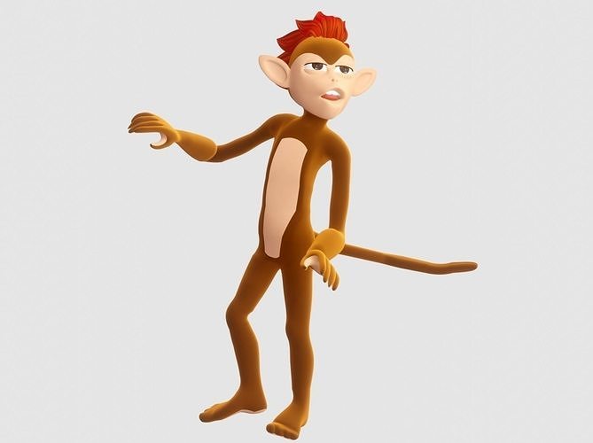 Monkey free 3D model | CGTrader