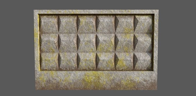 3D model Old soviet factory fence VR / AR / low-poly | CGTrader
