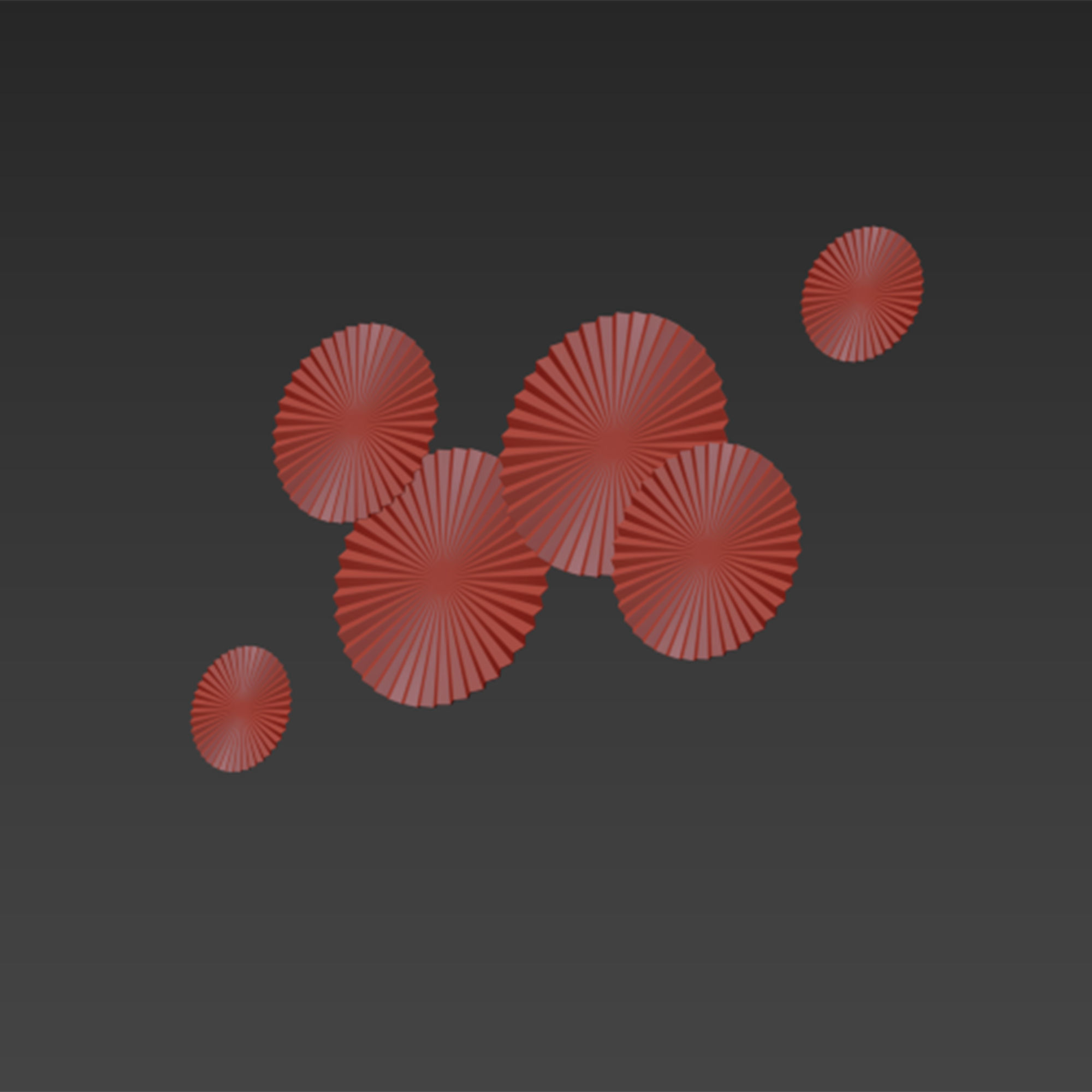 Everly quinn 6 piece sunburst 3D model | CGTrader