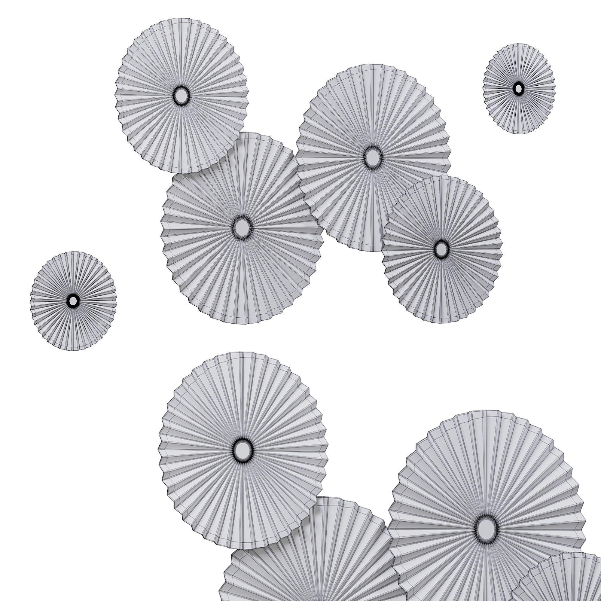 Everly quinn 6 piece sunburst 3D model | CGTrader