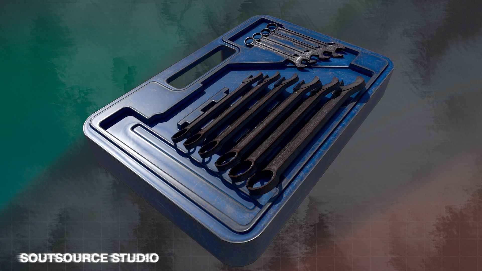 3D model Tool-Instrumental Box LowPoly GameReady by Soutsource Studio ...