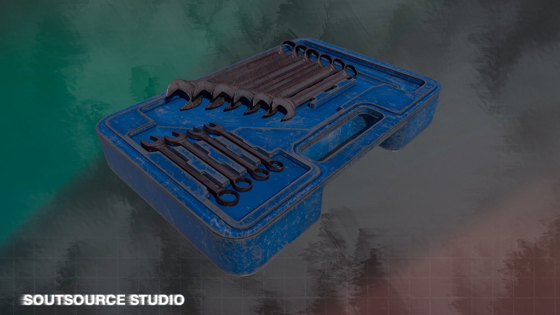 3D model Tool-Instrumental Box LowPoly GameReady by Soutsource Studio ...