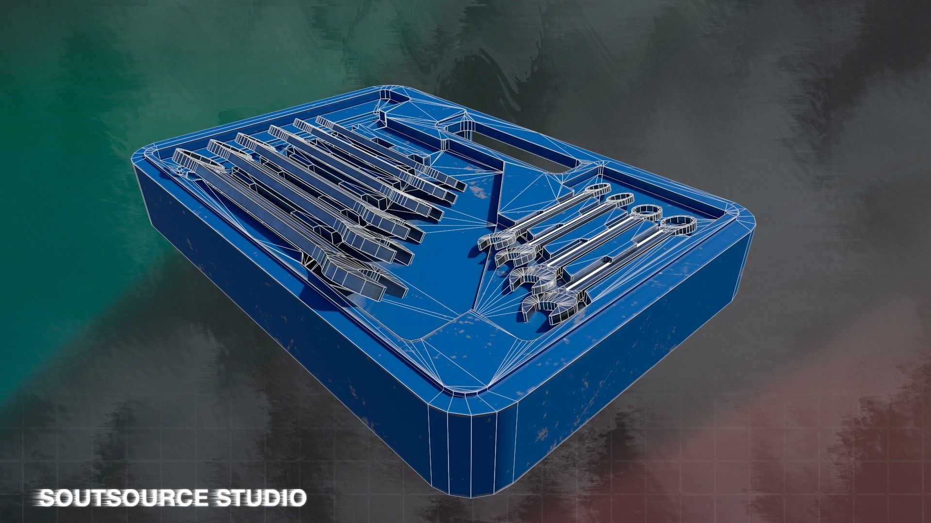 3D model Tool-Instrumental Box LowPoly GameReady by Soutsource Studio ...