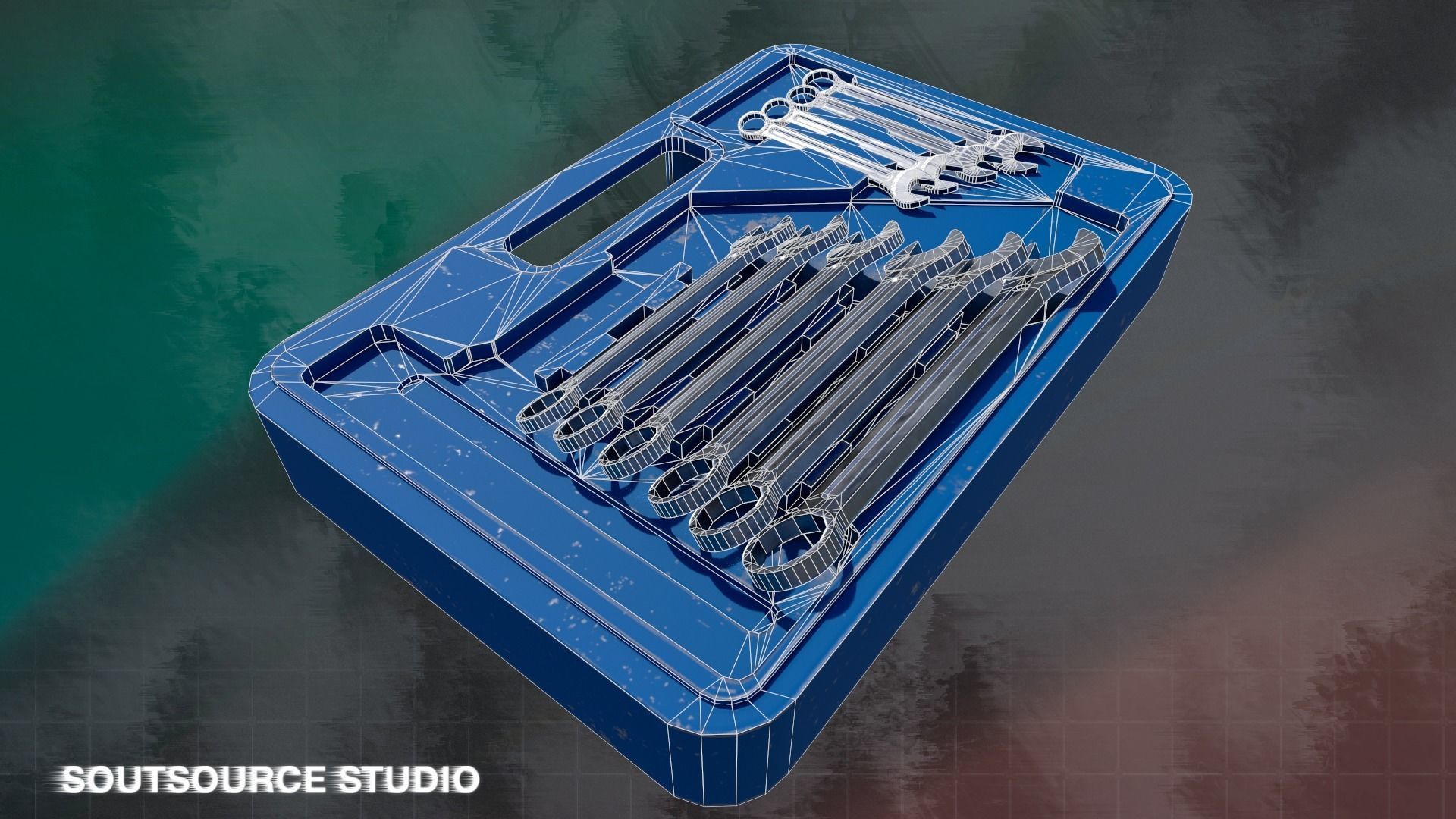 3D model Tool-Instrumental Box LowPoly GameReady by Soutsource Studio ...