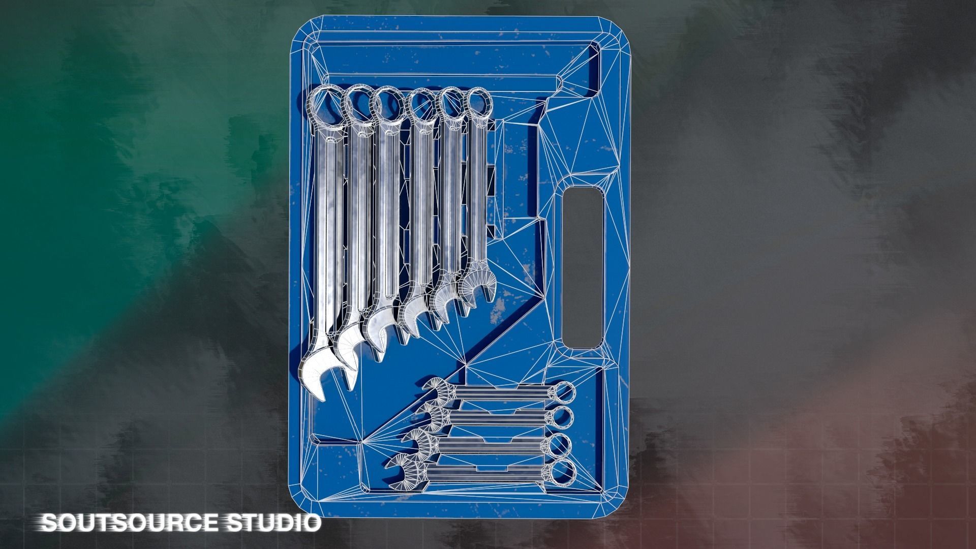 3D model Tool-Instrumental Box LowPoly GameReady by Soutsource Studio ...