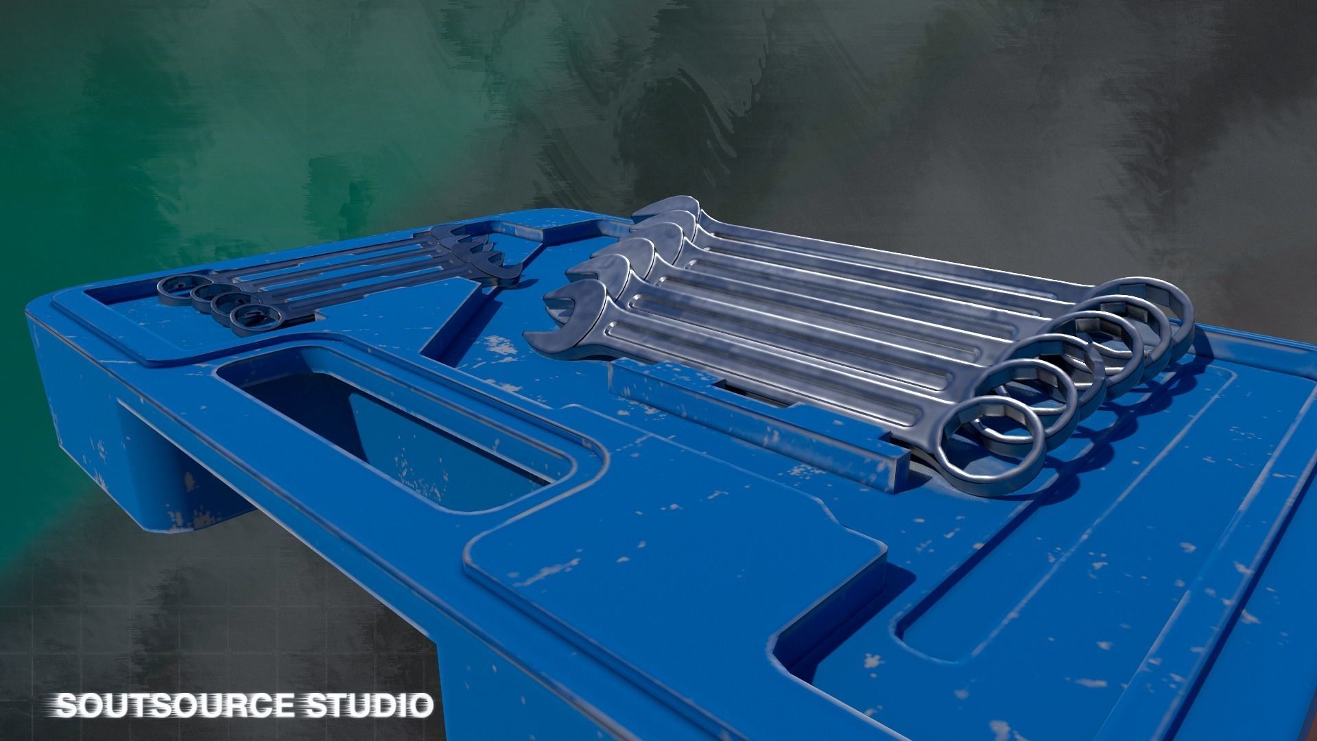 3D model Tool-Instrumental Box LowPoly GameReady by Soutsource Studio ...