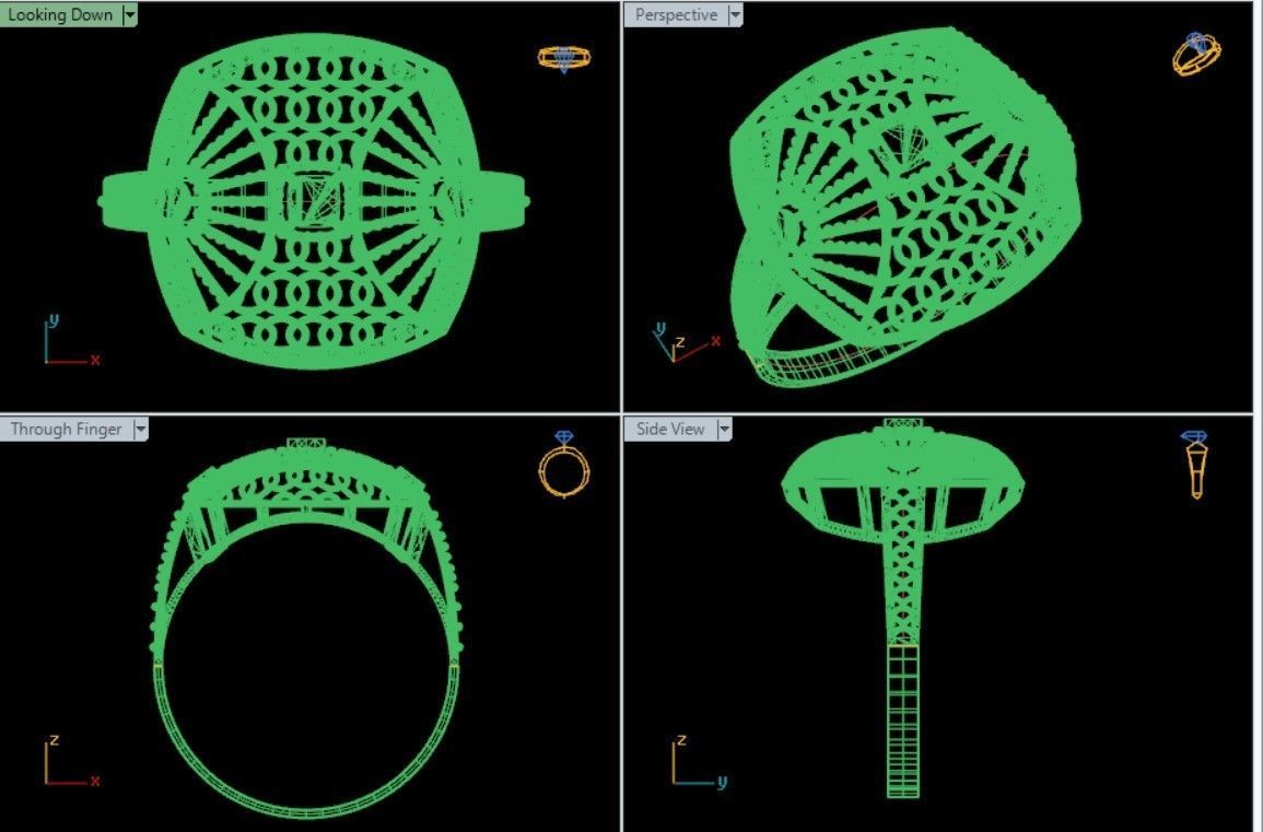 PLAIN TURKISH RINGS 3D model 3D printable | CGTrader
