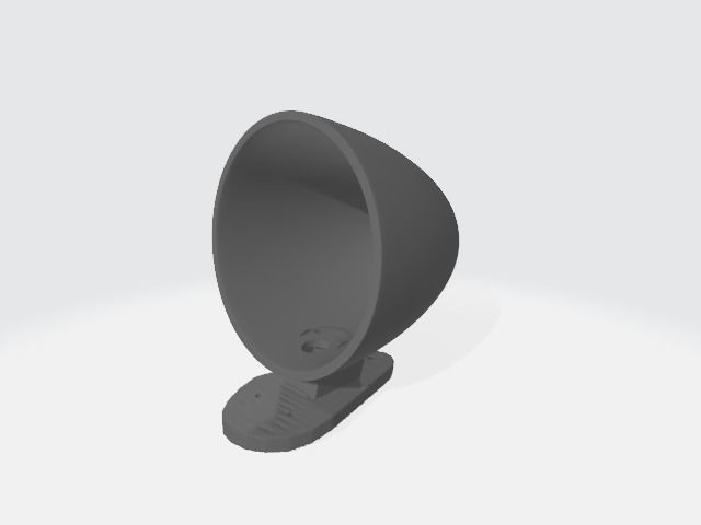 C5GB mechanical siren shell 3D model 3D printable | CGTrader