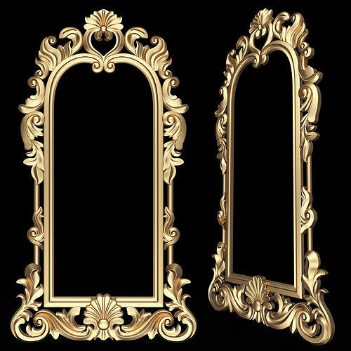 3D model Classic Mirror 06 VR / AR / low-poly | CGTrader