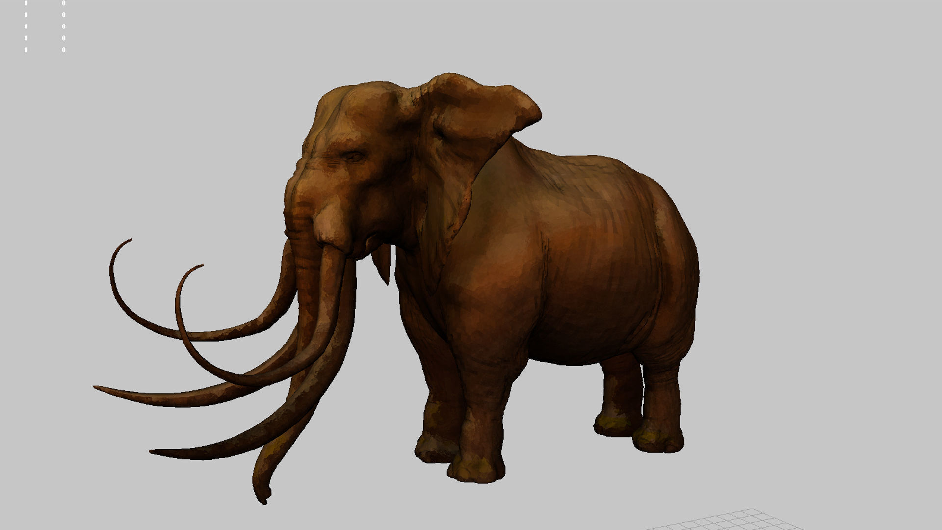 elephant mammoth creature 3d model 3D model | CGTrader