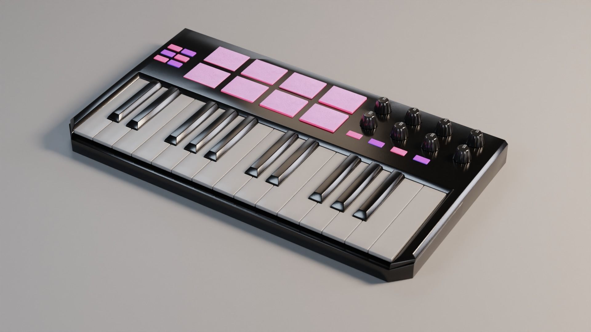 3D model Mini Piano DJ VR / AR / low-poly | CGTrader